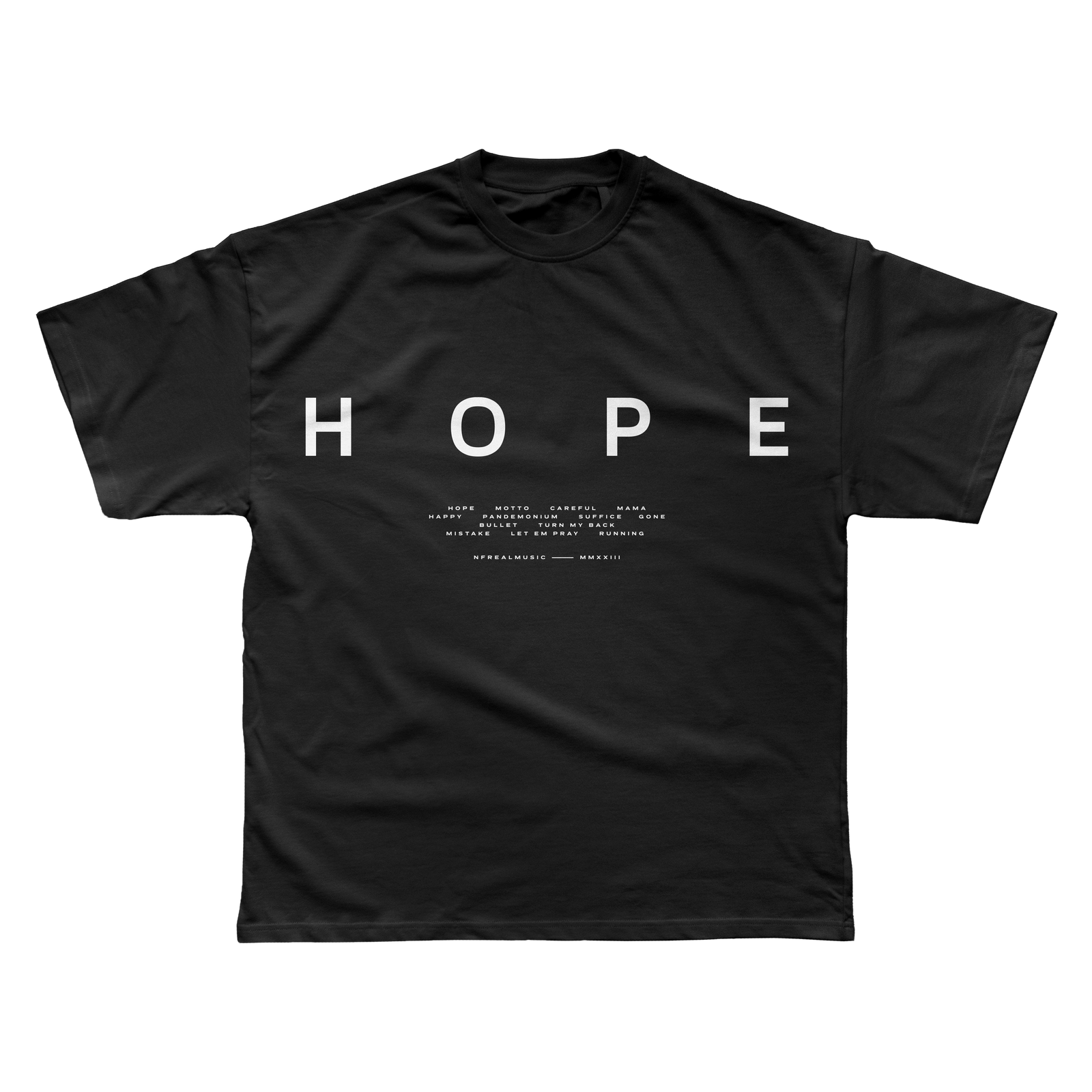 HOPE - LIMITED EDITION TRACKLIST T-SHIRT & CD BOX SET - NF Official Store